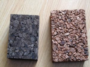 Expanded cork vs coarse granule cork insulation board - CorkLink - cork ...